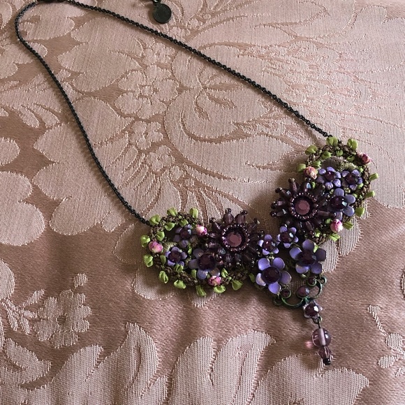Michal Negrin | Jewelry | Michal Negrin Embellished Embroidered ...
